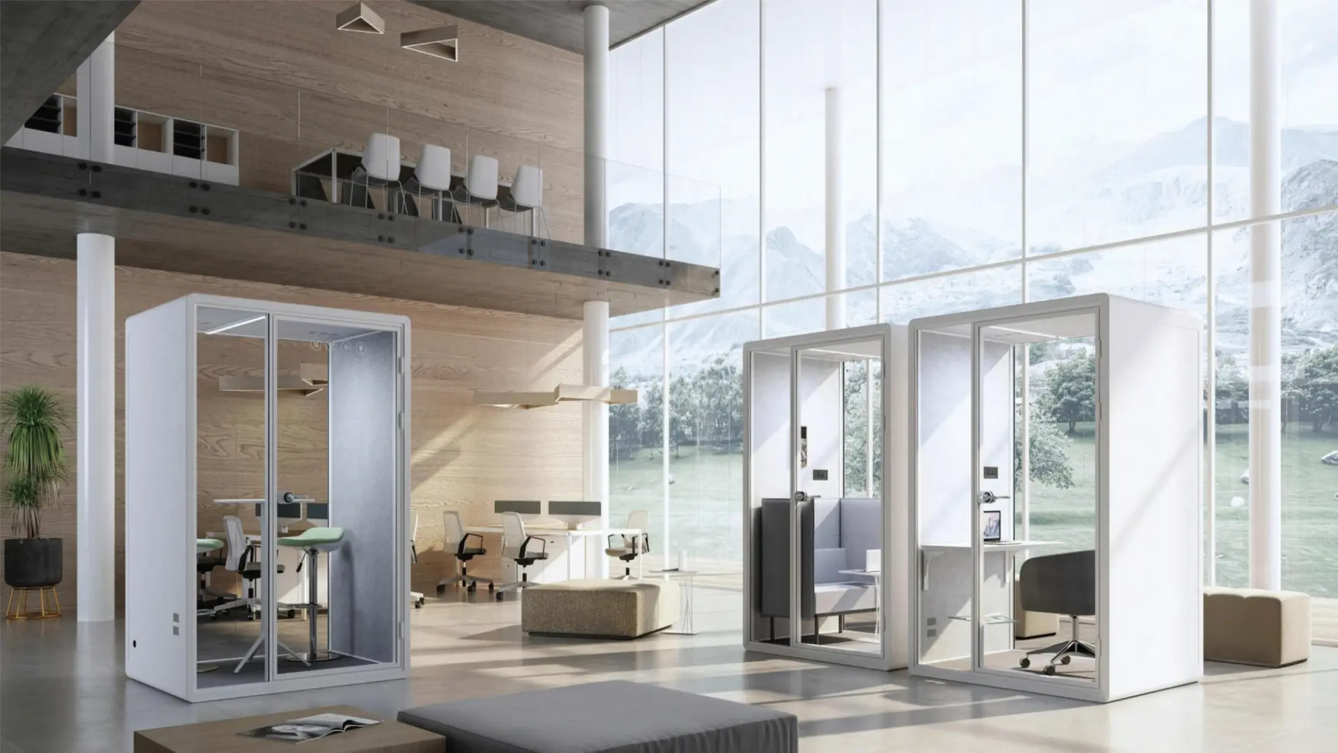 M Cabins - Meeting cabins for shared use work and leisure space